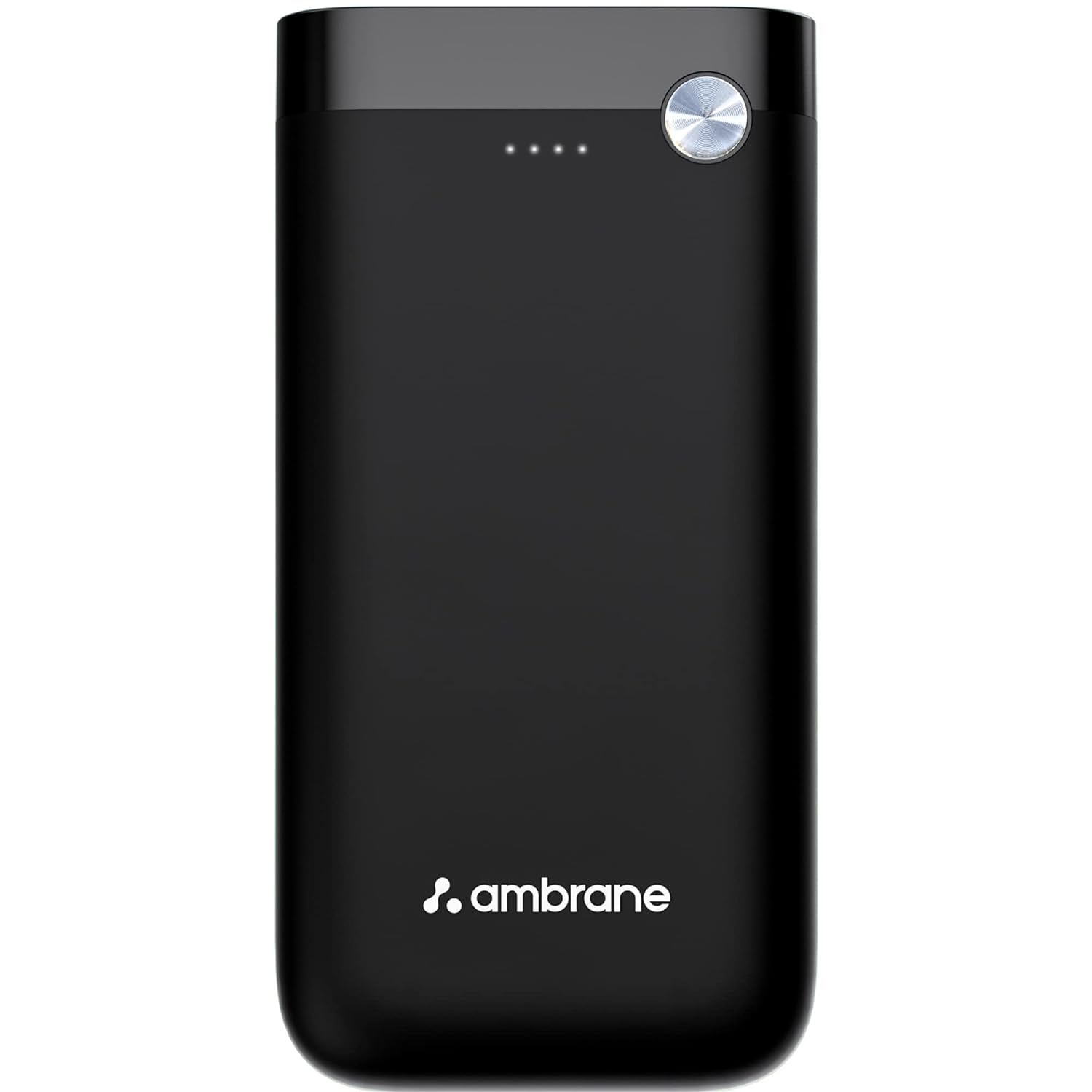 Ambrane 20000mAh Powerbank 20W Fast Charging Type C Cable PP 20 Pro Black 93Mobiles